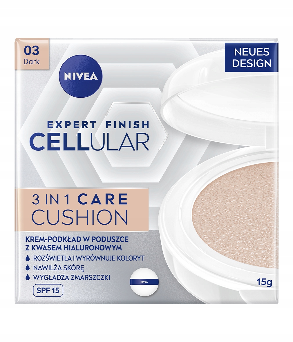 Podkład NIVEA CELLULAR Expert Finish 15g ciemny (4005900897367) • Cena ...