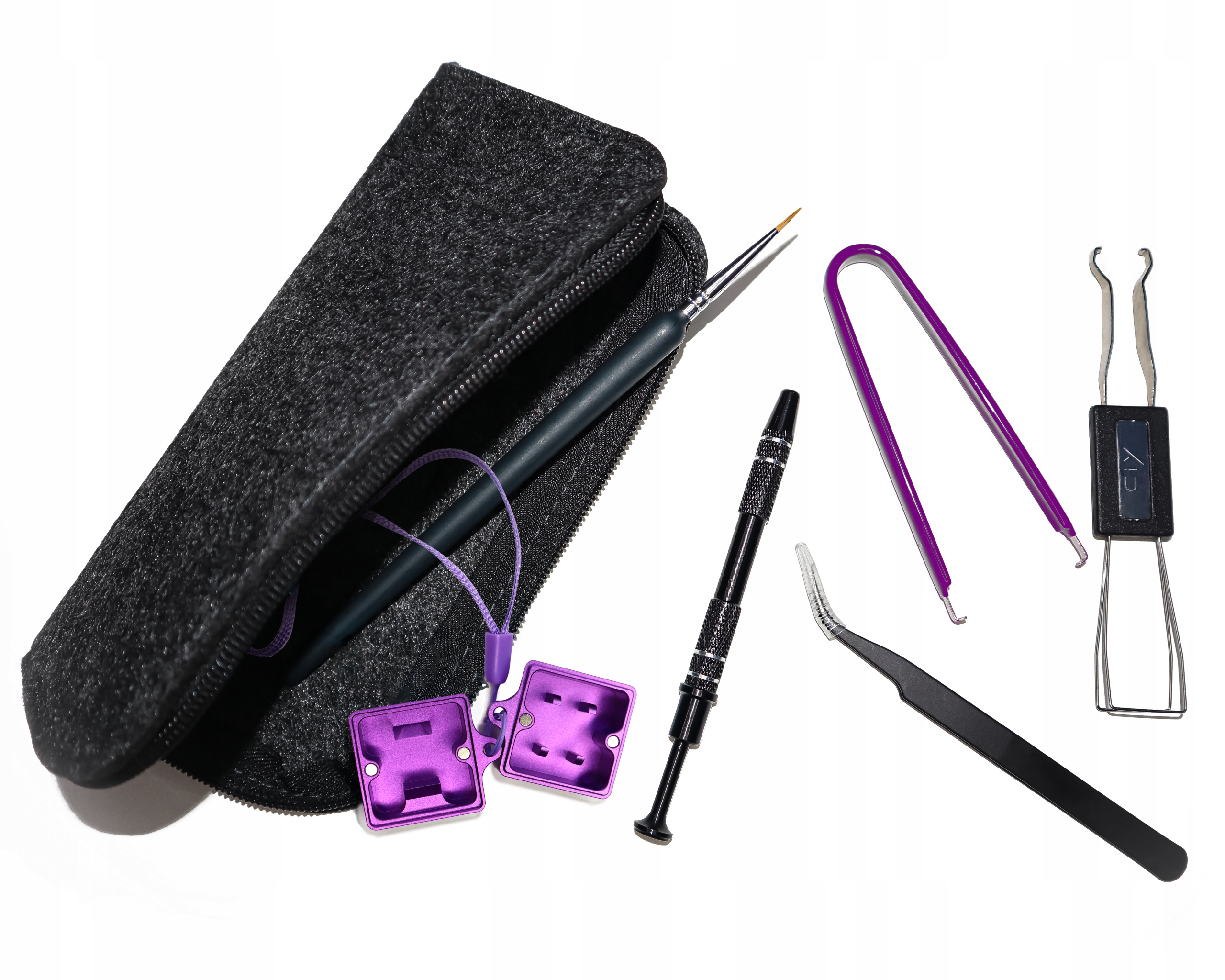 Zestaw do Smarowania Przełączników Stem Holder Switch Keycap Puller ...