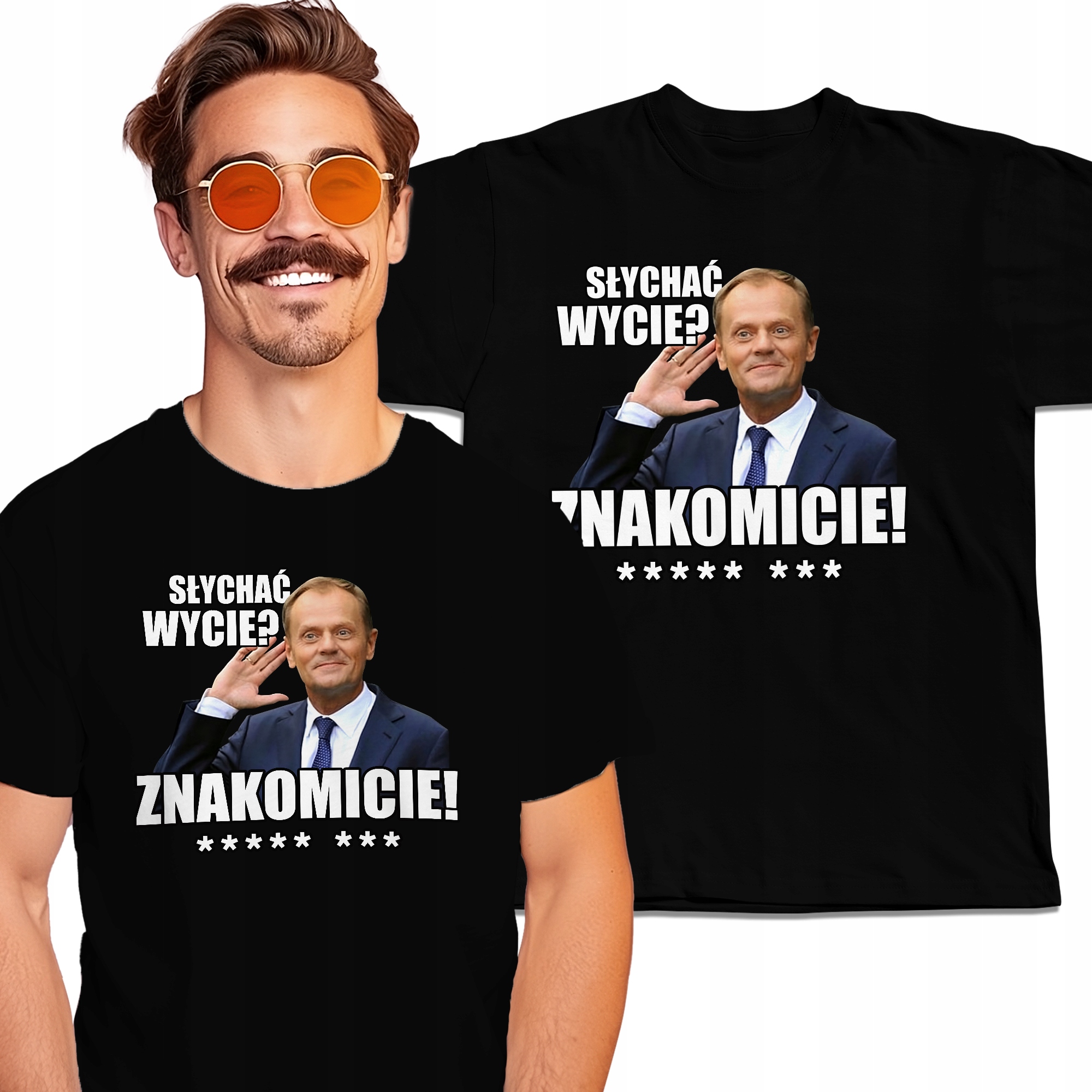 KOSZULKA Męska TUSK Słychać Wycie MiX - S • Cena, Opinie - Allegro
