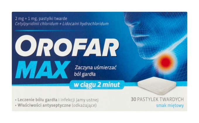 Orofar Max, 30 pastylek (5909990777730) • Cena, Opinie • Ból gardła ... Orofar Max, 30 pastylek (5909990777730) • Cena, Opinie • Ból gardła ...