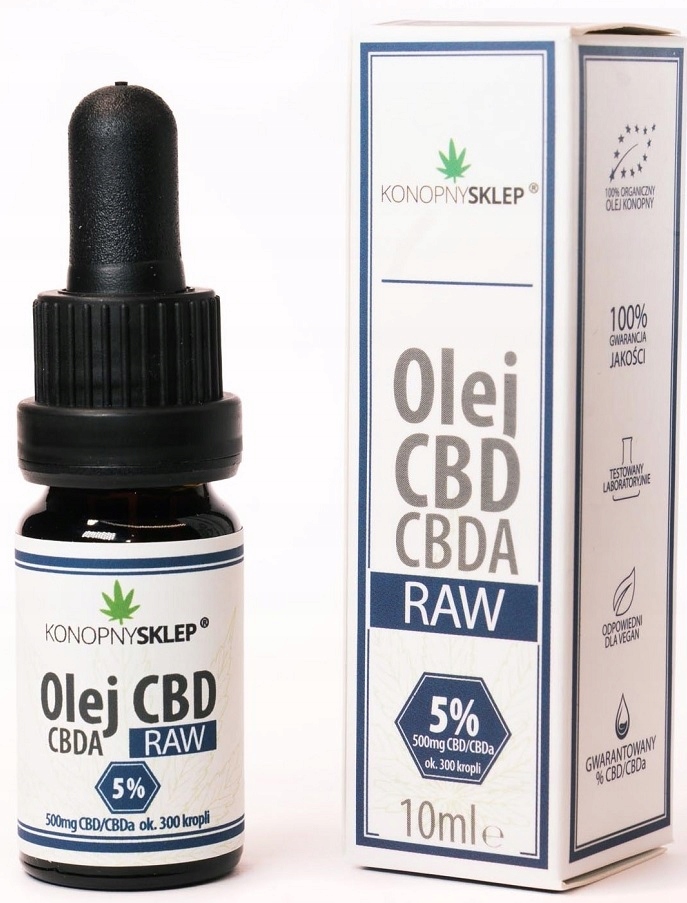 OLEJEK KONOPNY RAW 5% CBD+CBDA 10ML 500mg 12701085053 - Allegro.pl OLEJEK KONOPNY RAW 5% CBD+CBDA 10ML 500mg 12701085053 - Allegro.pl