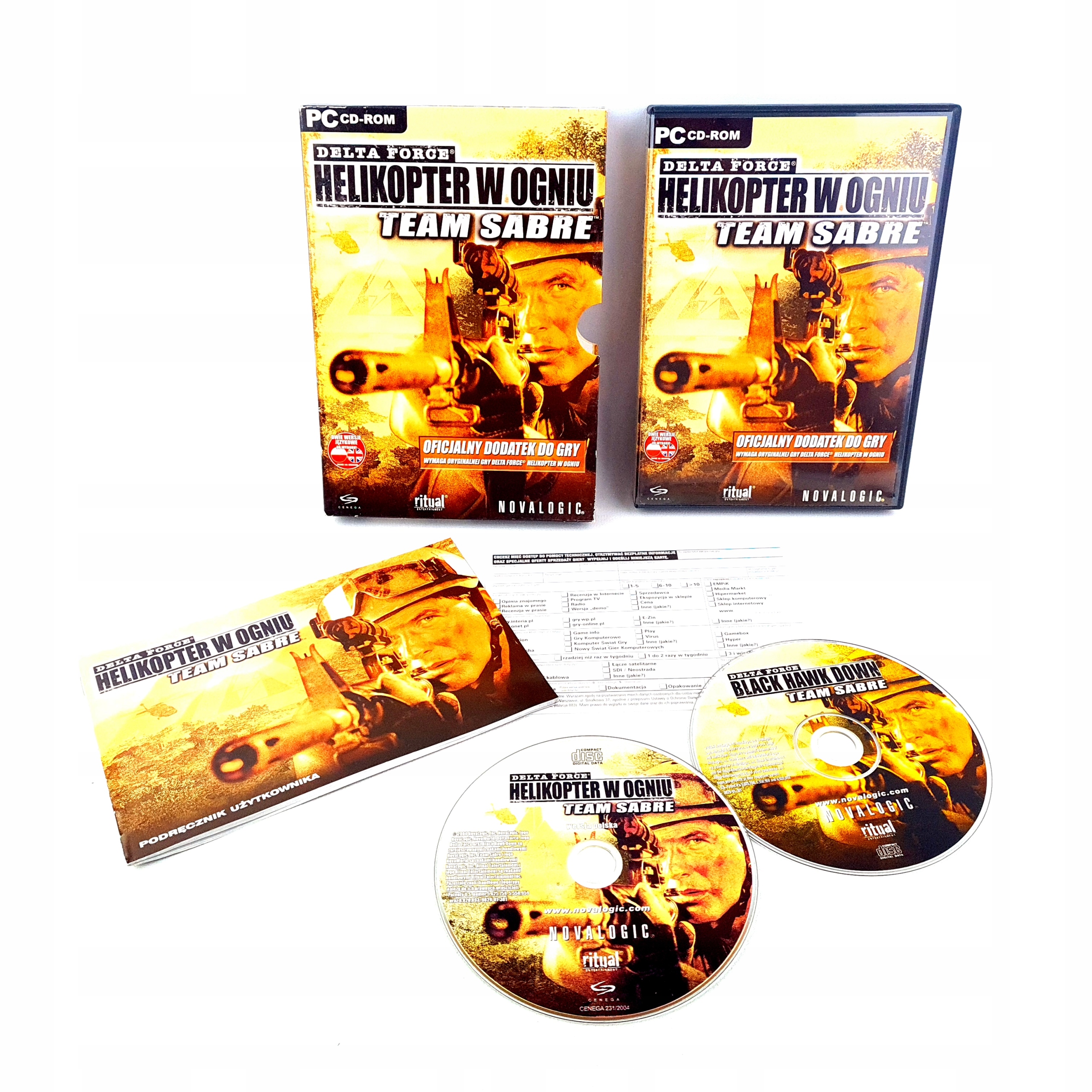 DELTA FORCE HELIKOPTER W OGNIU TEAM SABRE PREMIEROWE BOX PL PC - Stan: Używany 450.00PLN ...