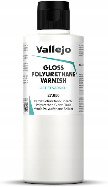 Vallejo 27650 Polyurethane Gloss Varnish 200ml (8429551276504) • Cena, Opinie • Lakiery ...