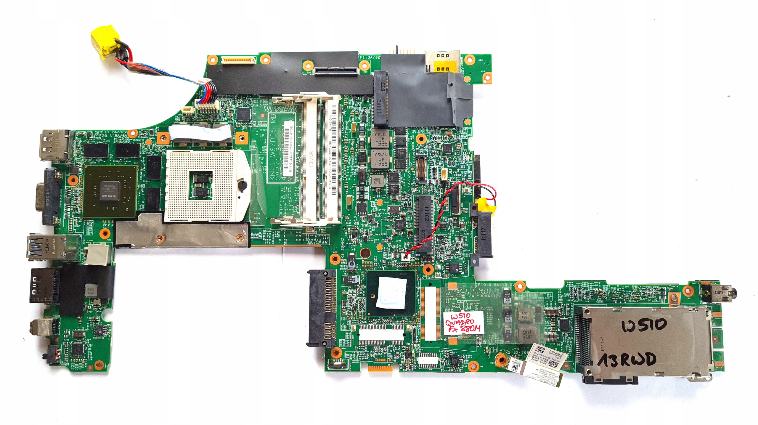 PŁYTA GŁÓWNA IBM LENOVO THINKPAD W510 W510i FX880M w Szczecin - Sklep ...