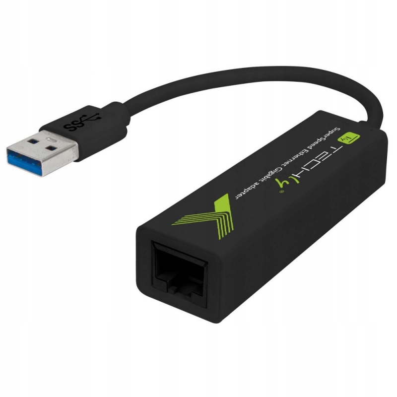 Techly IDATA USB-ETGIGA3T2 RJ-45 USB 2.0 Type-A Czarny • Cena, Opinie ...