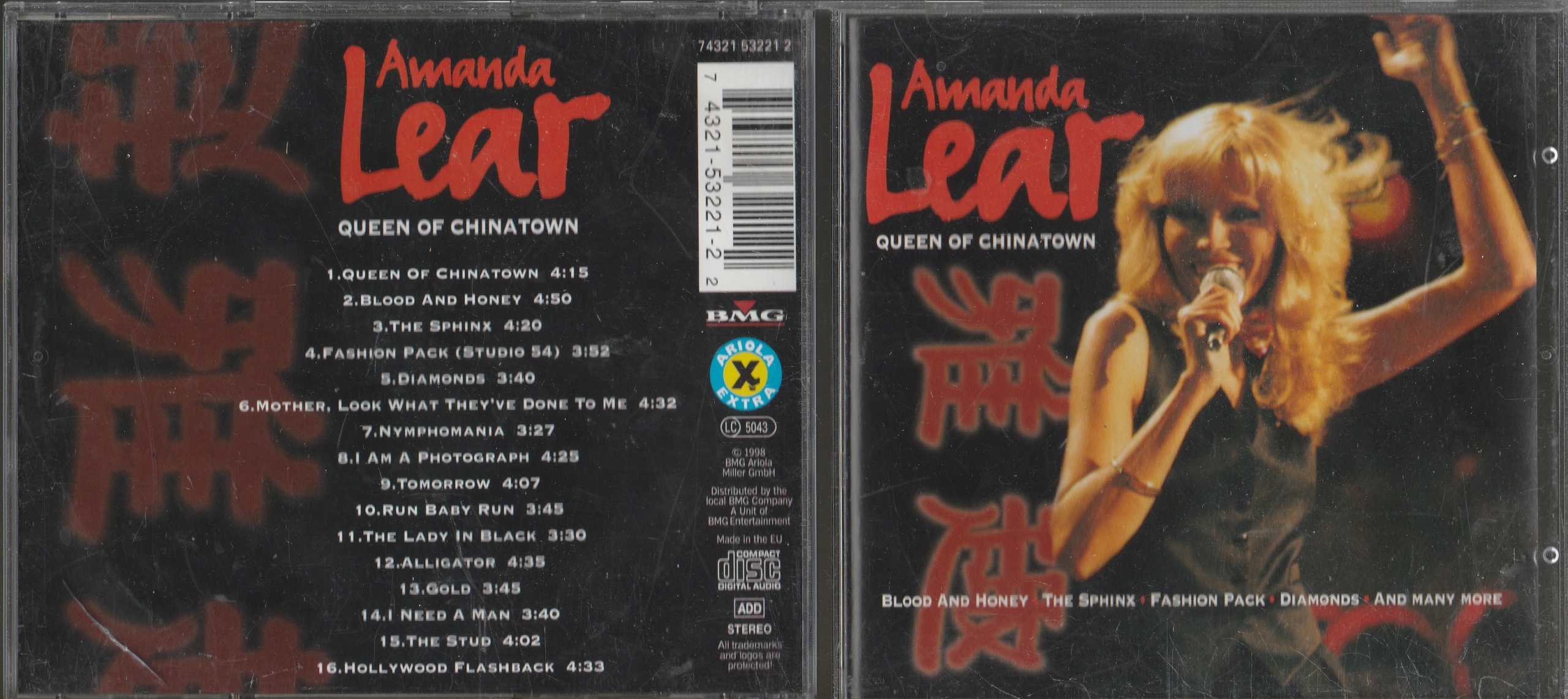 Płyta CD Amanda Lear - Queen Of Chinatown 1998 I Wydanie ...