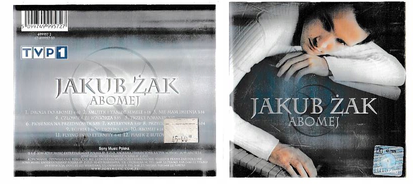 Płyta CD Jakub Żak - Abomej 2000 I Wydanie ___________________________ 13645790728 - Sklepy ...