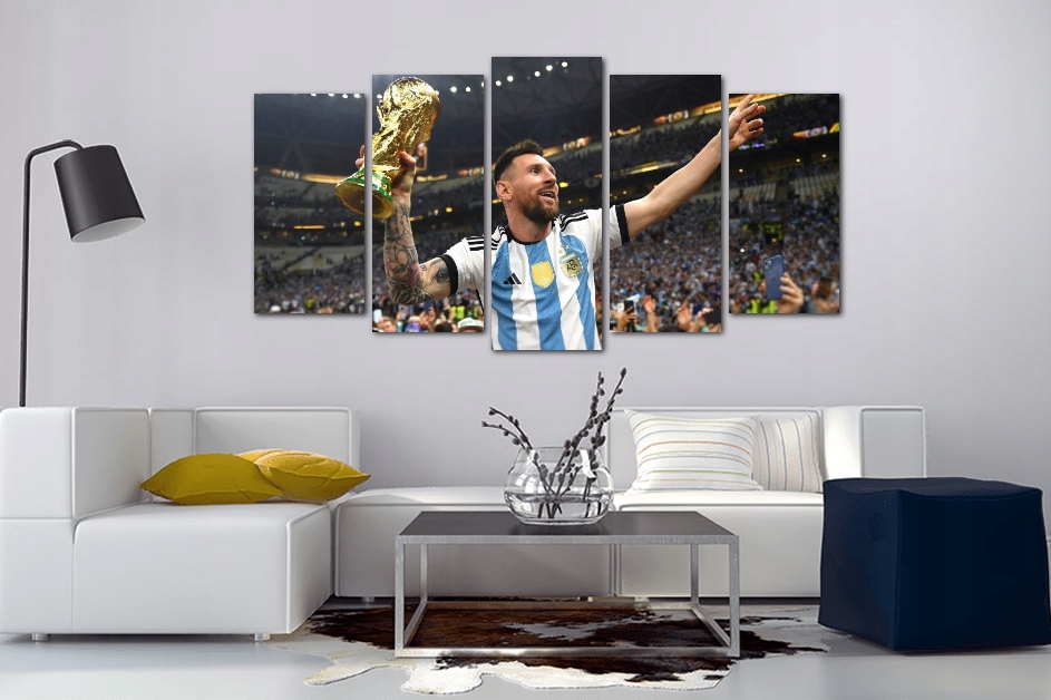 MESSI - Mistrz Świata - GIGA Obraz x5 PREMIUM !!! - porównaj ceny ...