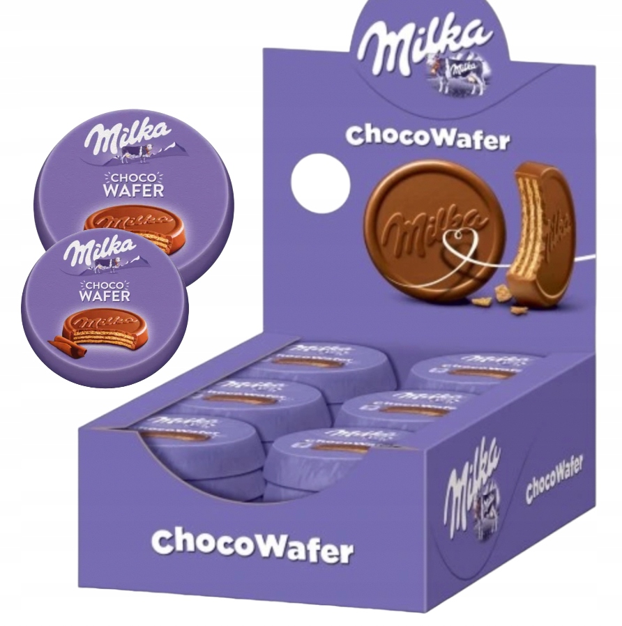 Wafelki Czekoladowe Milka Choco Wafer Wafle Mleczna Czekolada 30g x 30 ... Wafelki Czekoladowe Milka Choco Wafer Wafle Mleczna Czekolada 30g x 30 ...