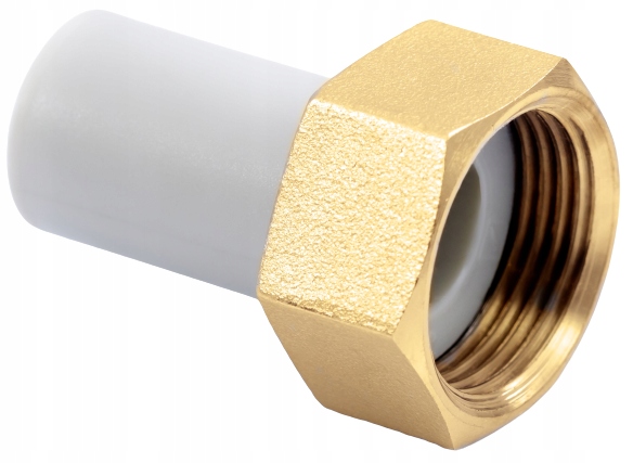 PÓŁŚRUBUNEK ŚRUBUNEK Z NAKRĘTKĄ 20x3/4" GW PP-R ZGRZEWANY PP ...