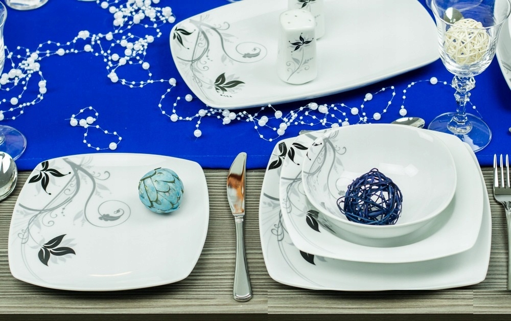 ELIH NIEMIECKI SERWIS OBIADOWY 60 EL BELA FLOR (4250241114271) • Cena, Opinie • Serwisy ...