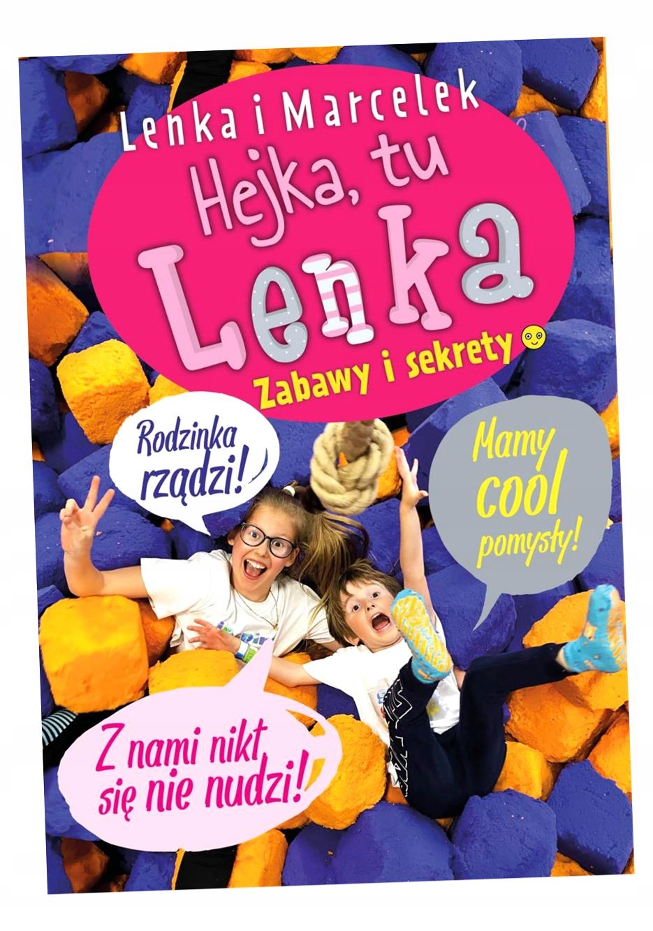 Hejka, tu Lenka! Lenka i Marcelek.Zabawy i sekrety Praca zbiorowa (15825596459) | Książka Allegro