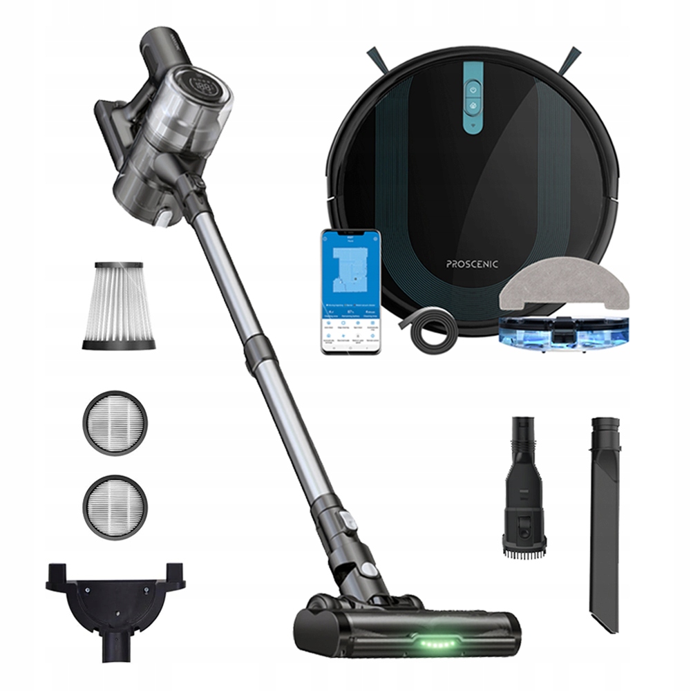 Odkurzacz pionowy Proscenic P13 srebrny/szary - Sklep, Opinie, Cena w ...