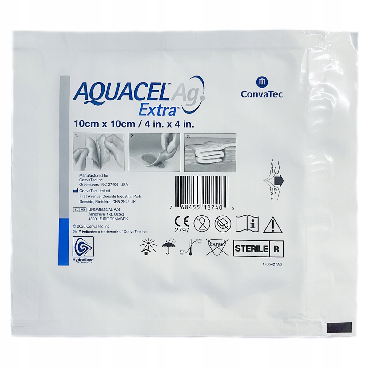 ConvaTec AQUACEL Ag. Extra 10 cm x 10 cm 1 szt. 13609067739 - Allegro.pl