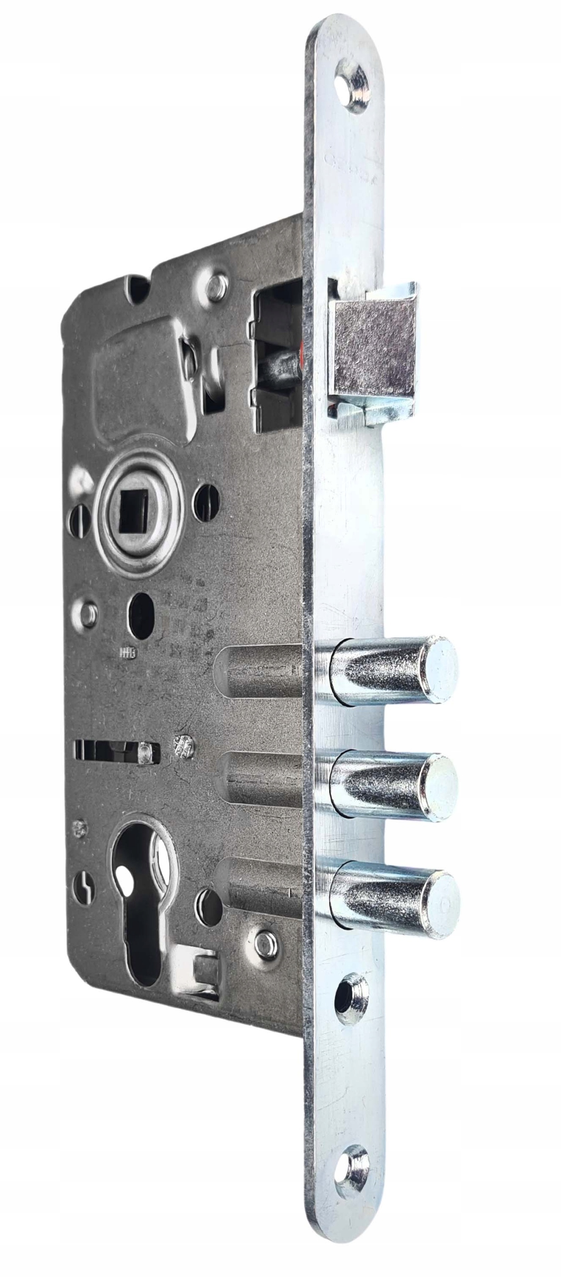 ZAMEK GERDA TRZPIENIOWY 72/50 WKŁAD ZW400 BOLCOWY CZOŁO 220 mm 3 BOLCE ...