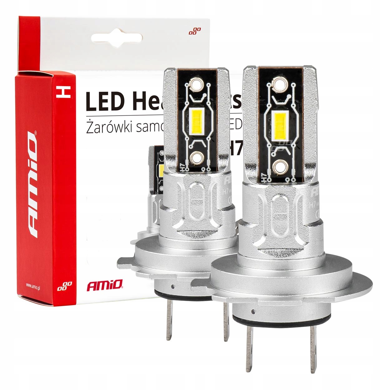 ŻARÓWKI LED H7 AMIO ROZMIAR 1:1 CITROEN C3 C4 C5 BERLINGO PICASSO DS4 DS5 5903293033326 za 79 ...