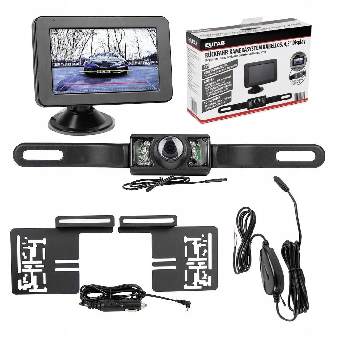 -60% bezprzewodowa KAMERA COFANIA LED IR EUFAB 4017681162565 za 587 ...