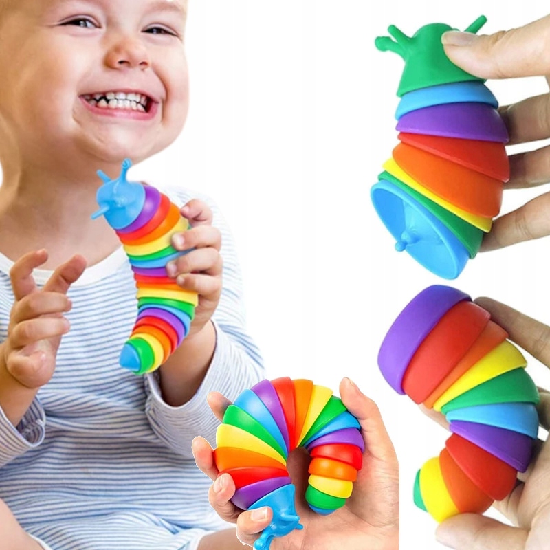 GĄSIENICA SENSORYCZNA ŚLIMAK ANTYSRESOWY TOY (5050565641564) • Cena ...
