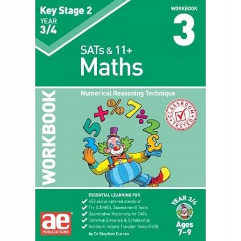 KS2 Maths Year 3/4 Workbook 3: Numerical Reasoning Technique Curran ...