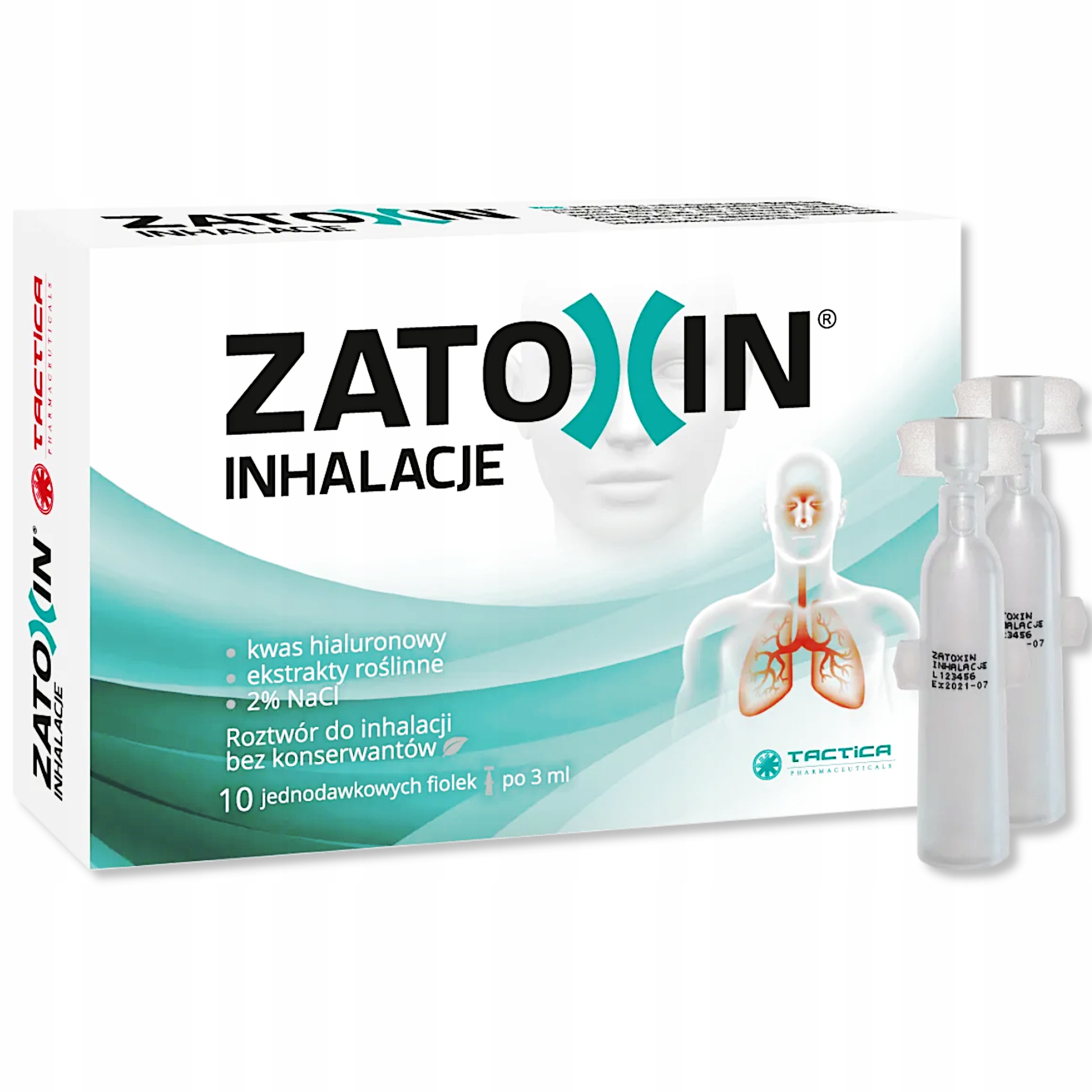 Zatoxin Inhalacje, roztwór do inhalacji, 3 ml x 10 ampułek ...