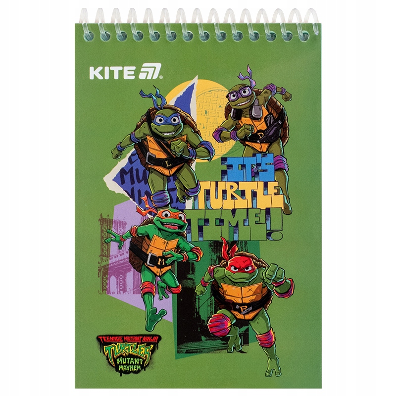 Notes A6 Kite Wojownicze Żółwie Ninja wielokolorowy (4063276238115 ...