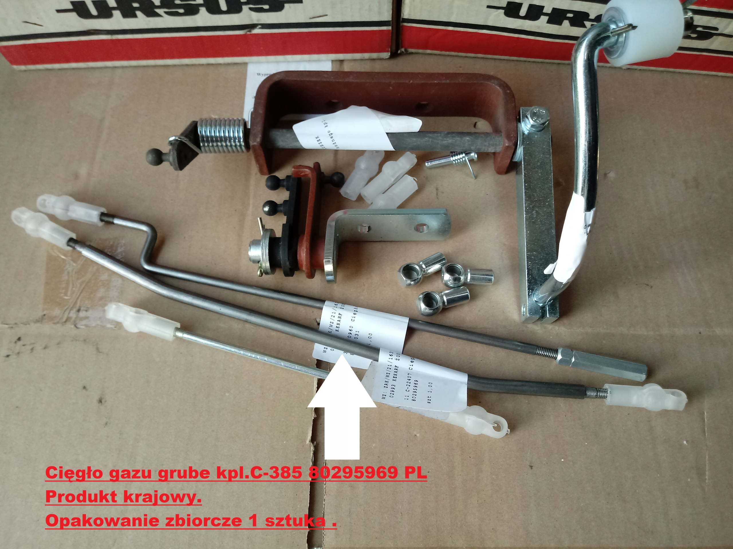 Cięgło gazu grube kpl.C-385 80295969 PL 80295969 za 30,75 zł z Warszawa - Allegro.pl - (12573783800)