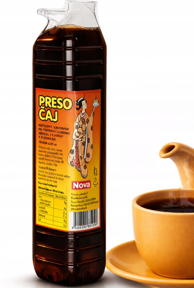 Rum do Herbaty Czeski Oryginalny Syrop PRESO CAJ Kultowy Smak 600ml ...