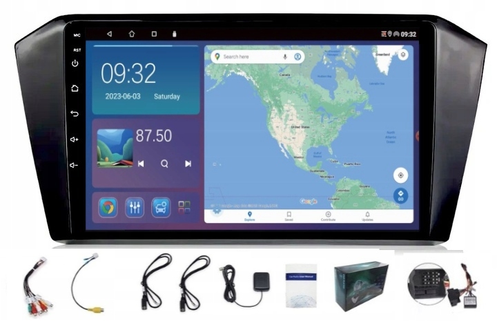 RADIO NAWIGACJA ANDROID CARPLAY GPS ANDROID VW PASSAT B8 2014-2022 2/64GB - Sklep, Opinie, Cena ...
