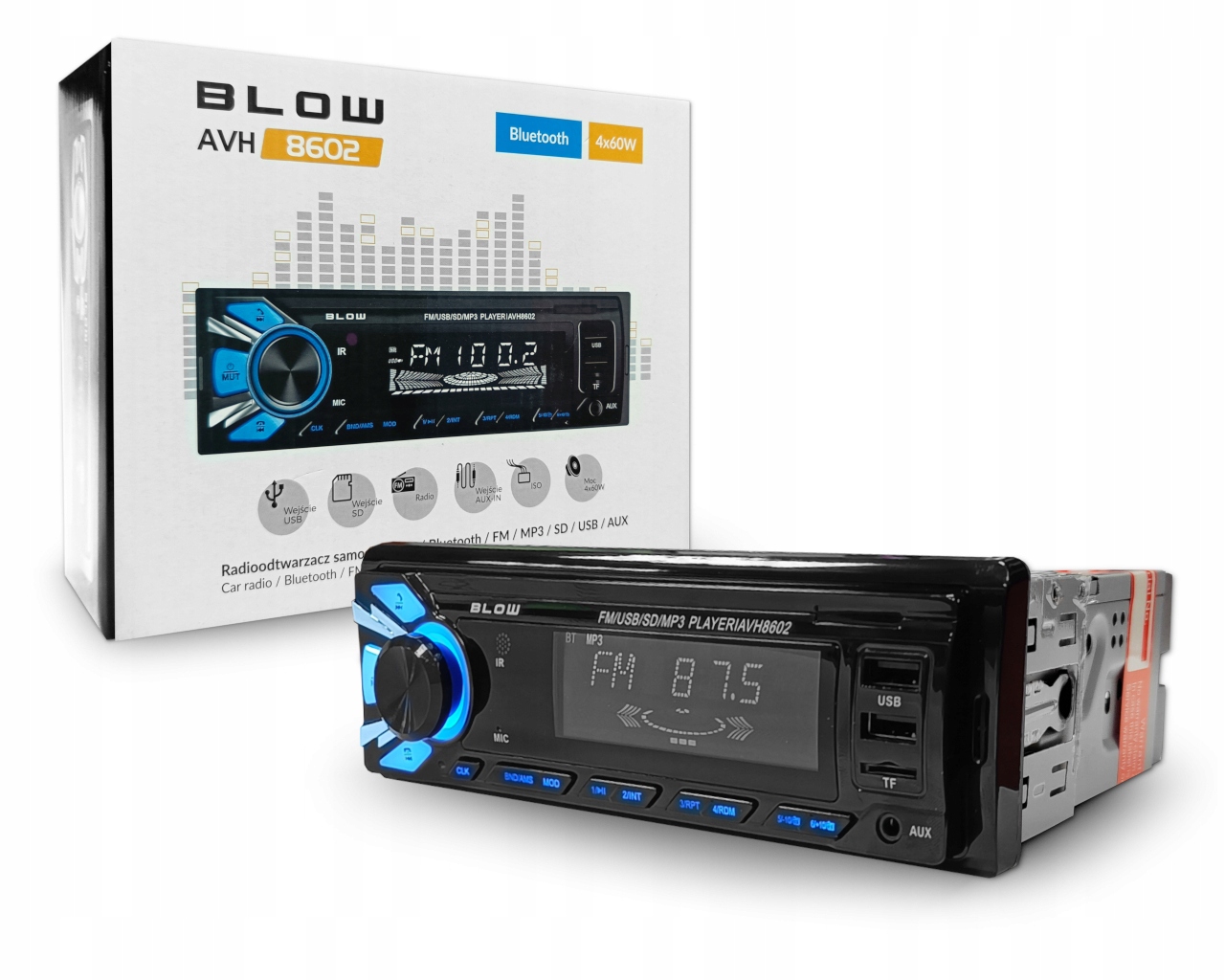 RADIO SAMOCHODOWE | BLOW AVH-8602 - Sklep, Opinie, Cena w Allegro