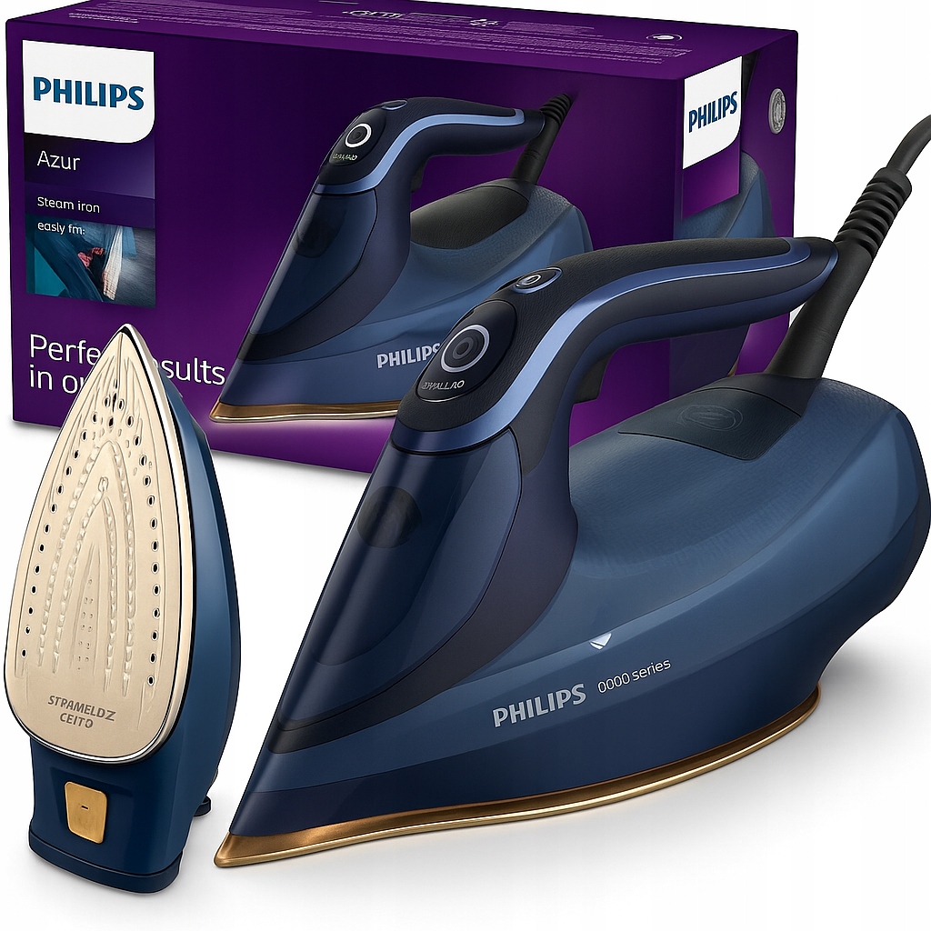 MOCNÁ PAROVÁ ŽEHLIČKA PHILIPS Azur 8000 DST8020/20 3000W 55 g/min - Allegro