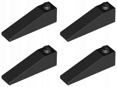 LEGO 60477 SKOS DACHÓWKA 4x1 czarny (4g) 4 szt. • Cena, Opinie ...