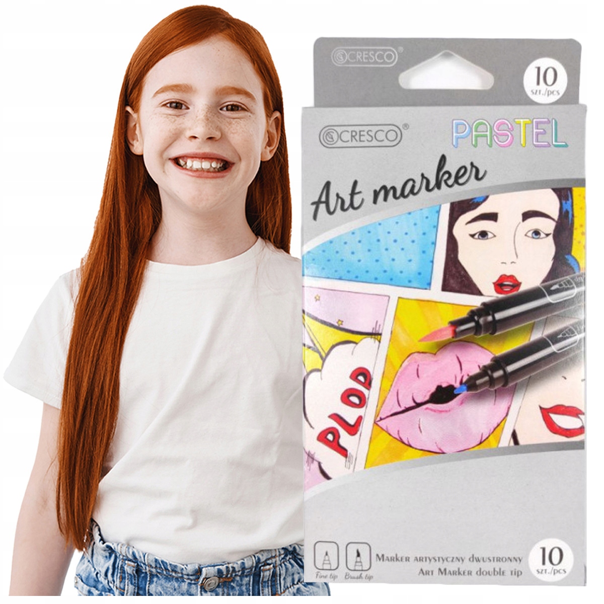 MARKERY ARTYSTYCZNE PASTEL MAZAKI DWUSTRONNE KOLOR (5907464217461 ...