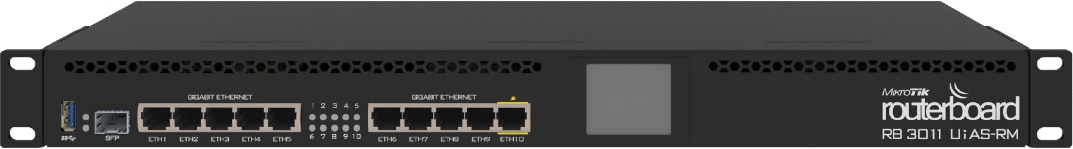 Роутер MikroTik RB3011UiAS-RM (xDSL) - docom.com.ua