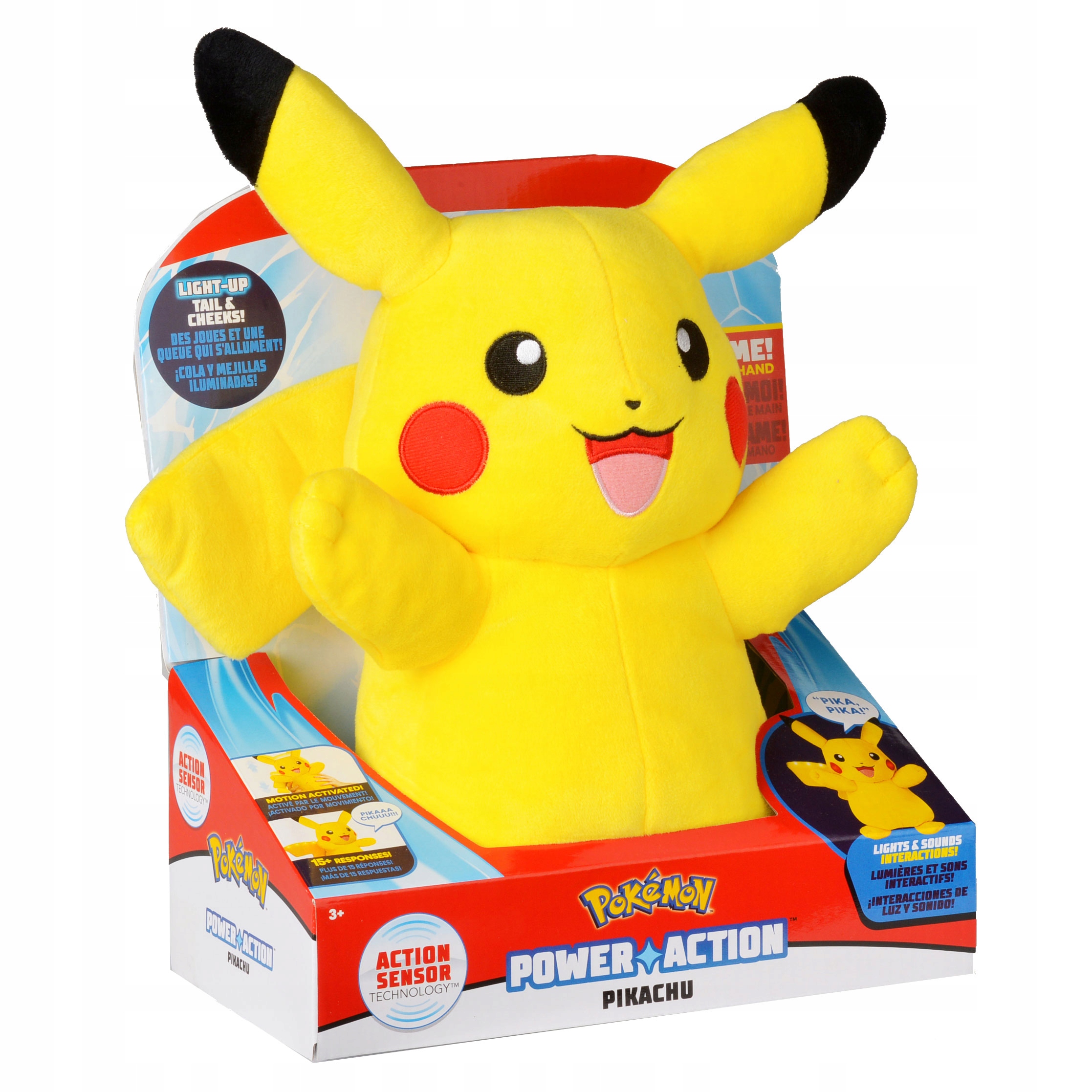 ND11_97834 POKEMON Power Action Pikachu zabawka i (889933978347) • Cena ...