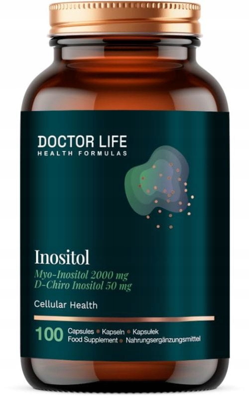 Doctor Life Inozytol Myo-Inositol 2000 mg - 100 kapsułek (5905692385839 ...