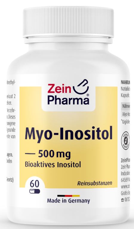 ZeinPharma Myo-Inositol Inozytol 500mg 60VegeCaps 12472373483 - Allegro.pl