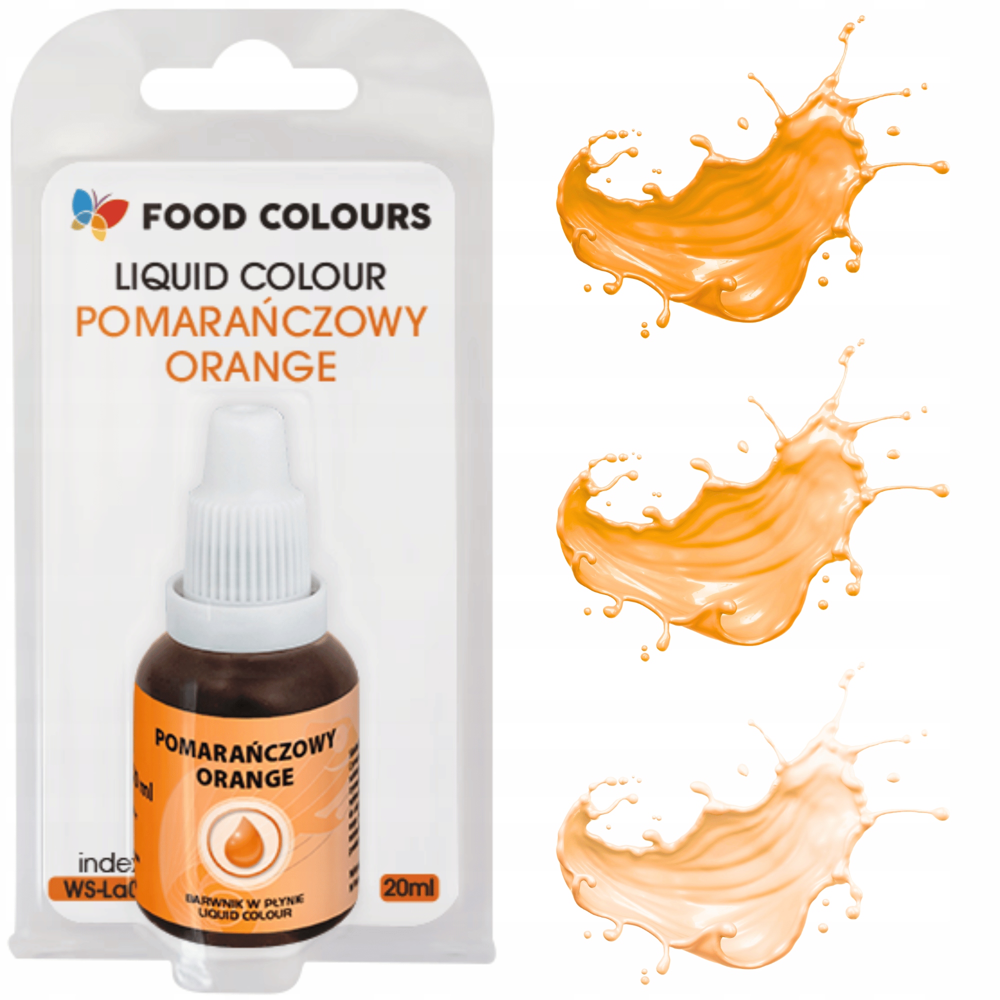 BARWNIK SPOŻYWCZY W PŁYNIE JADALNY FOOD COLOURS Orange POMARAŃCZOWY ... BARWNIK SPOŻYWCZY W PŁYNIE JADALNY FOOD COLOURS Orange POMARAŃCZOWY ...