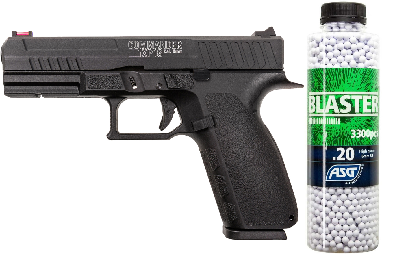 Pistolet ASG Commander XP18 gazowe - 5707843074070 - 13681069833 - Allegro