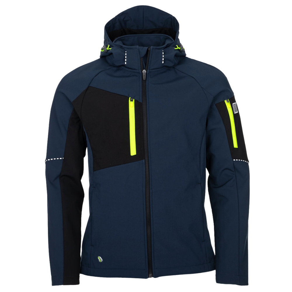 Kurtka męska Softshell Przejściowa Ocieplana Wodoodporna robocza granatowa (8592390174222 ...