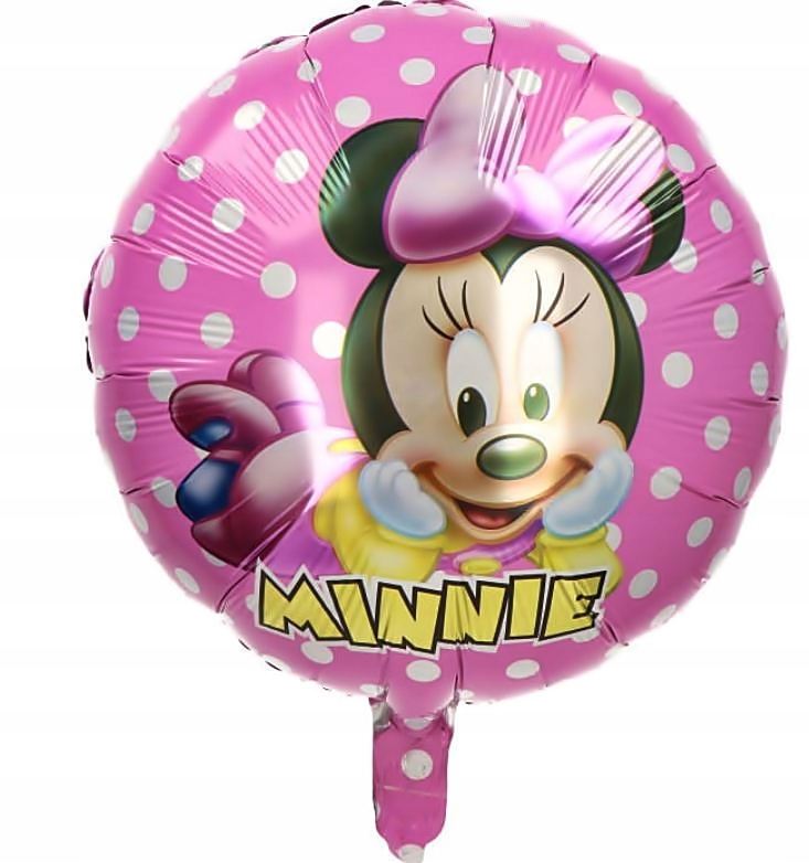 BALON FOLIOWY MINNIE MOUSE MYSZKA MINI 45cm • Cena, Opinie - Allegro