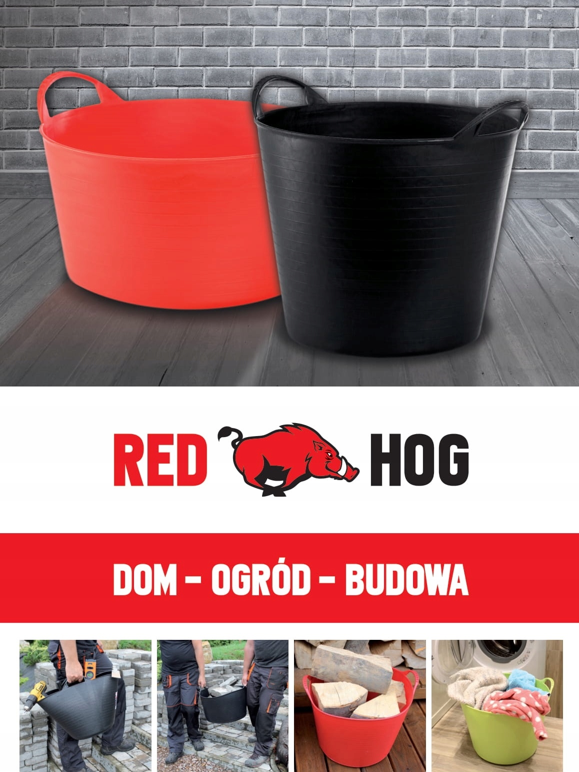 Pojemnik RED-HOG FLEXI CZARNY 14L - HEFAJSTOS