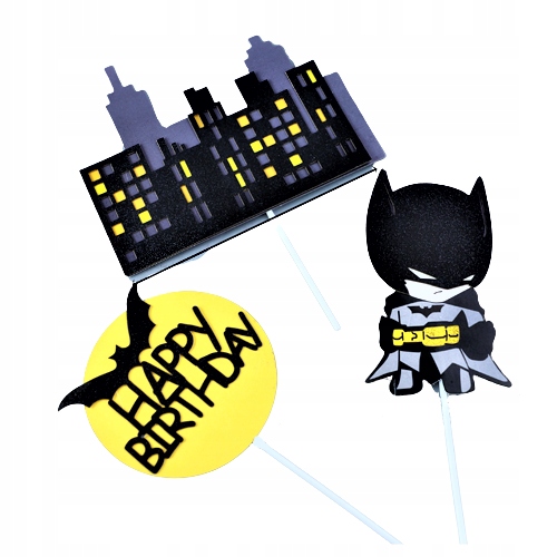 Topper BATMAN BABY PIĘKNY ZESTAW 2D NA TORT (5905908321729) • Cena ...