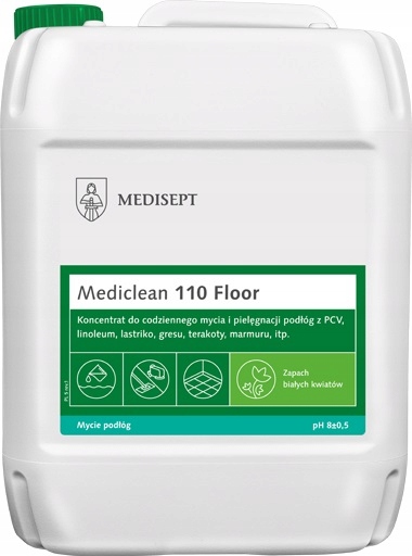 MEDICLEAN Płyn do podłóg 110 Floor białe kwiaty 5L (MC-110) • Cena ...