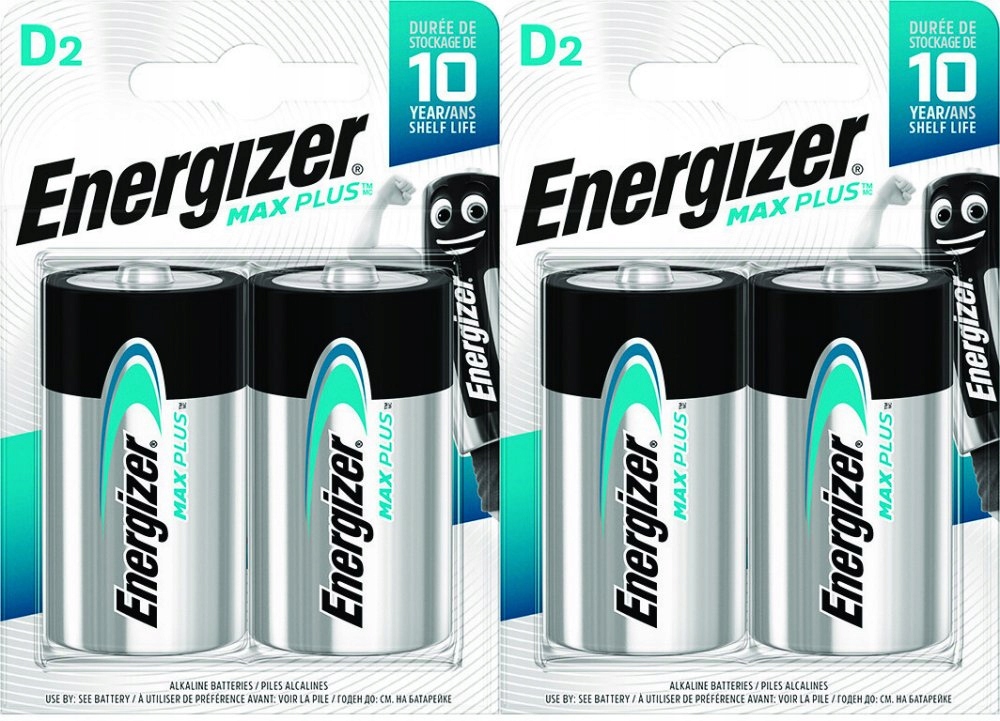 Bateria ENERGIZER Max Plus D LR20 1,5V 4szt - Sklep, Opinie, Cena w Allegro