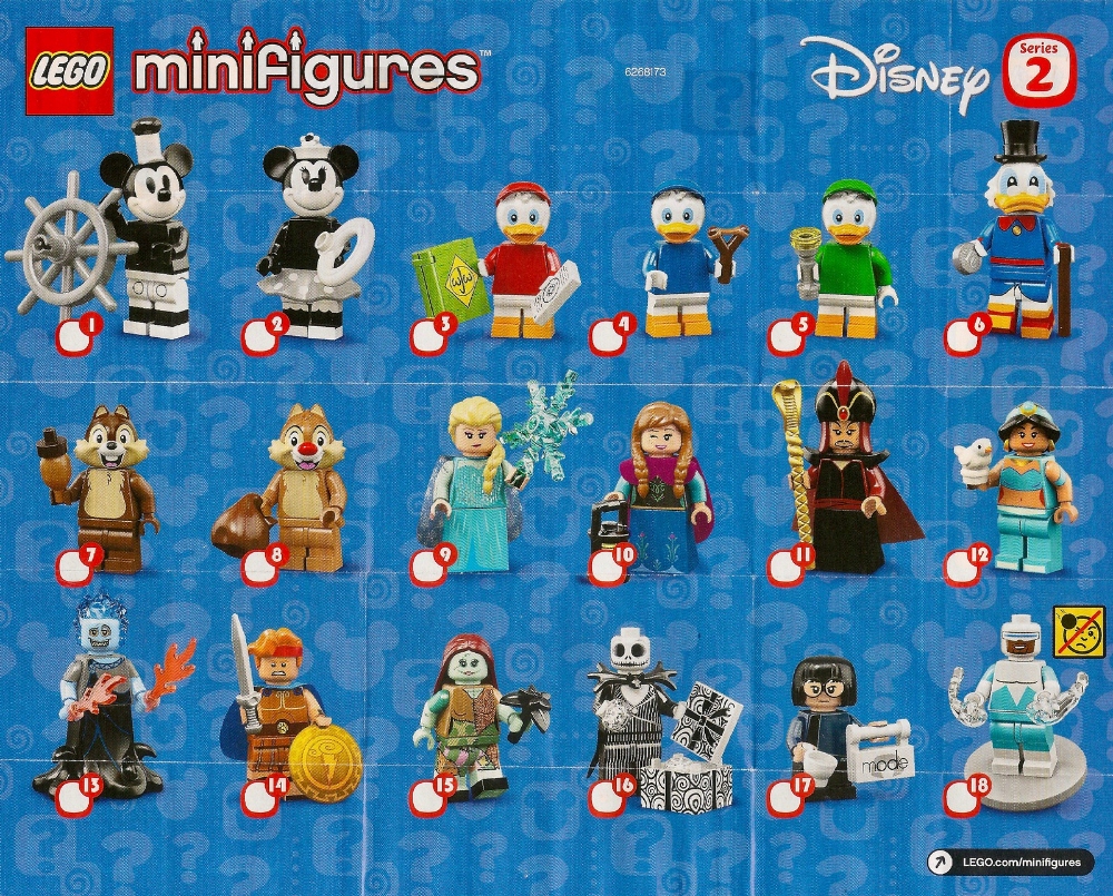 LEGO 71024 MINIFIGURES DISNEY INSTRUKCJA KARTECZKA SPIS NOWA ...