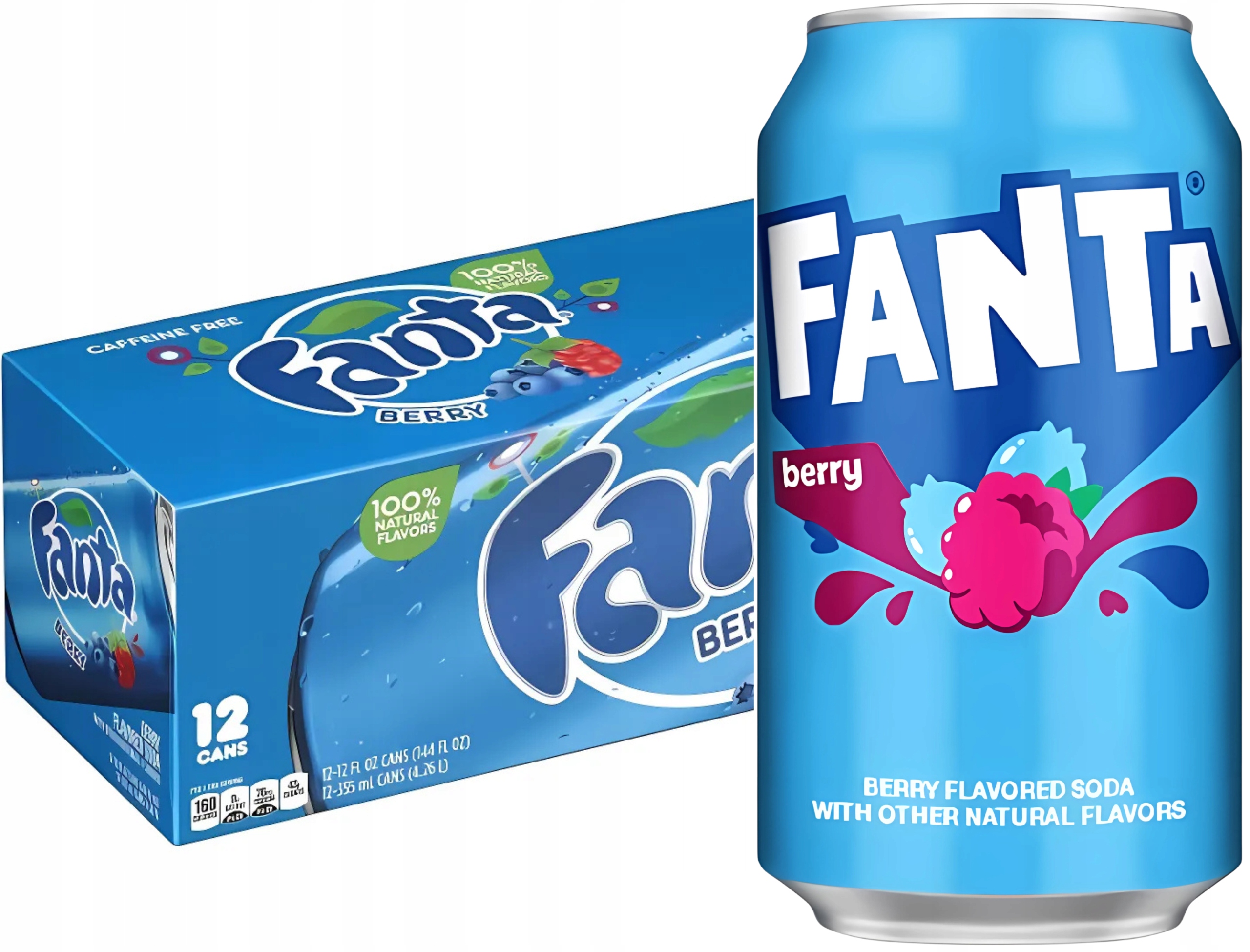Zestaw Fanta Berry - 12 puszek po 355 ml w kartonie • Cena, Opinie ...