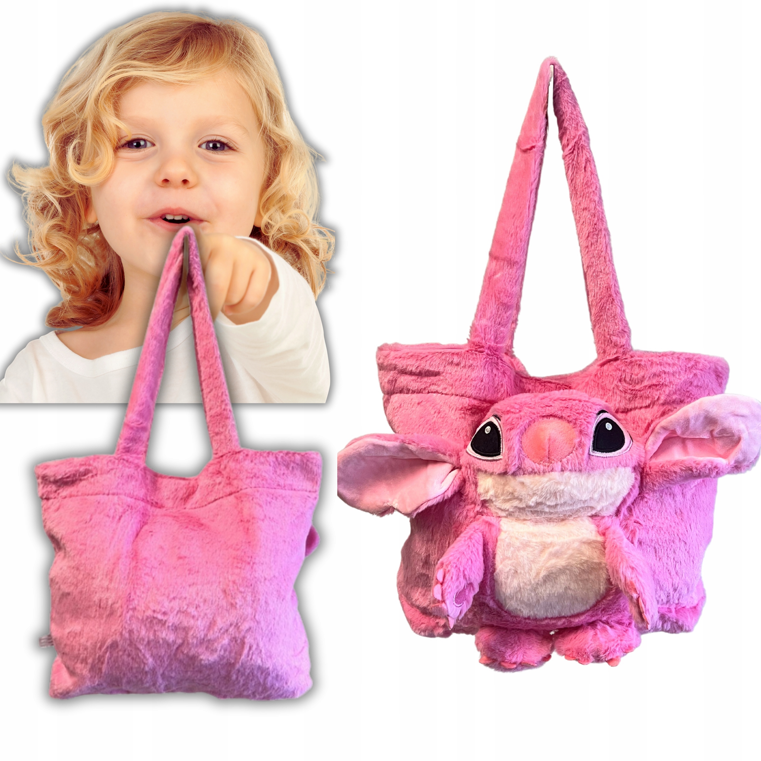 TOREBKA STICH STITCH NA RAMIĘ MASKOTKA PLUSZOWA DLA DZIECI PLUSZAK 30 cm (5906302802319) • Cena ...