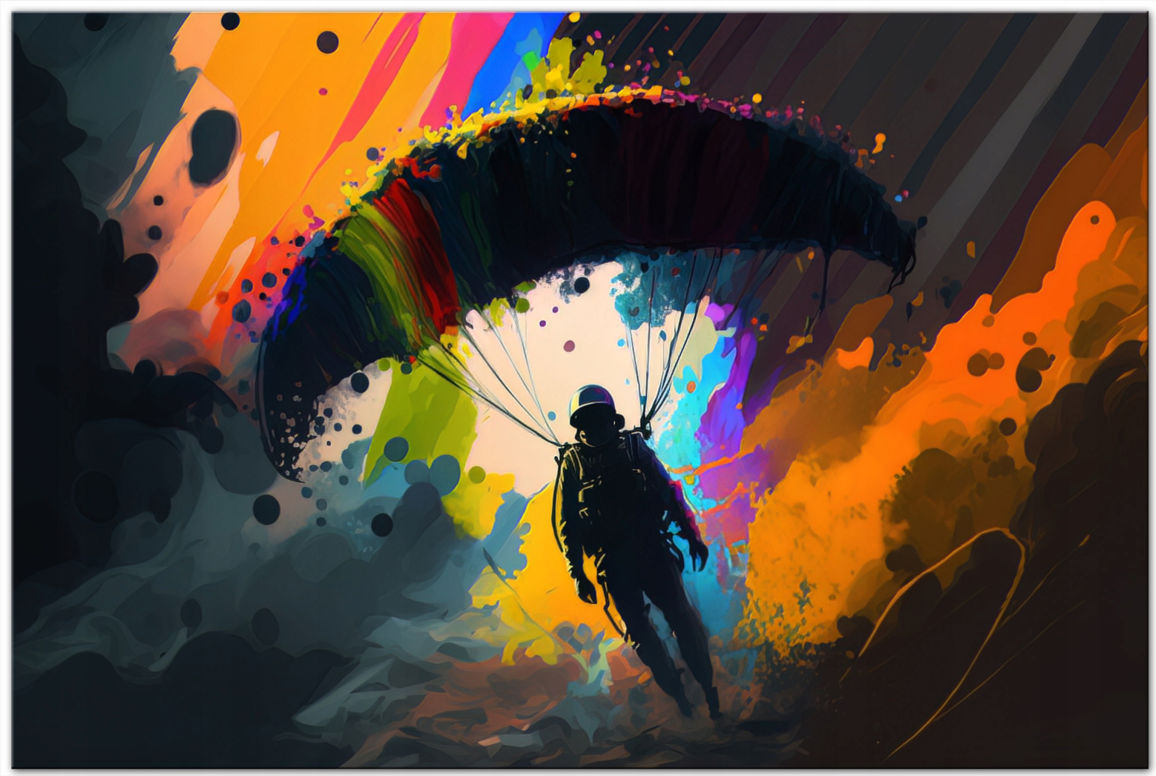 Obraz Spadochroniarswo Spadochroniarz Spadochron • Cena, Opinie ...