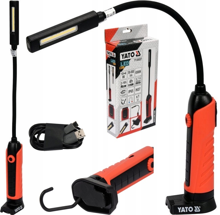 LAMPA WARSZTATOWA AKU LED 2x5W COB ELAST. RAMIĘ 5906083072987 za 117 ...