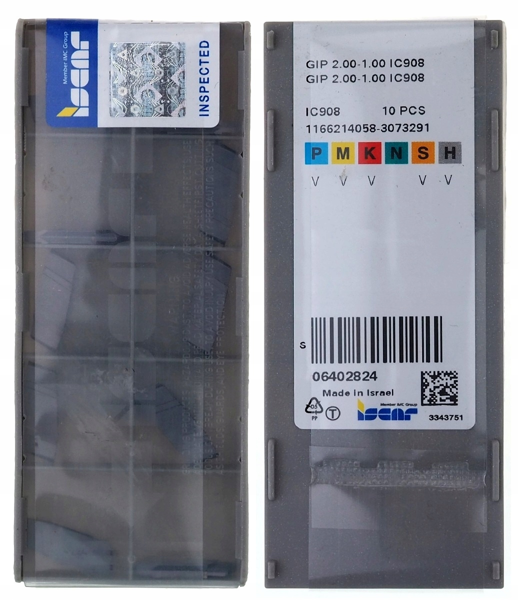 Płytka skrawająca GIP 2.00-1.00 IC908 ISCAR • Cena, Opinie - Allegro